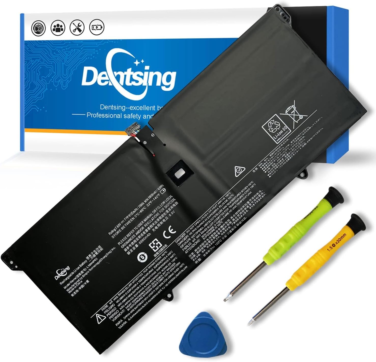 Amazon.com: Dentsing L16M4P60 Laptop Battery Replace for Lenovo Yoga ...