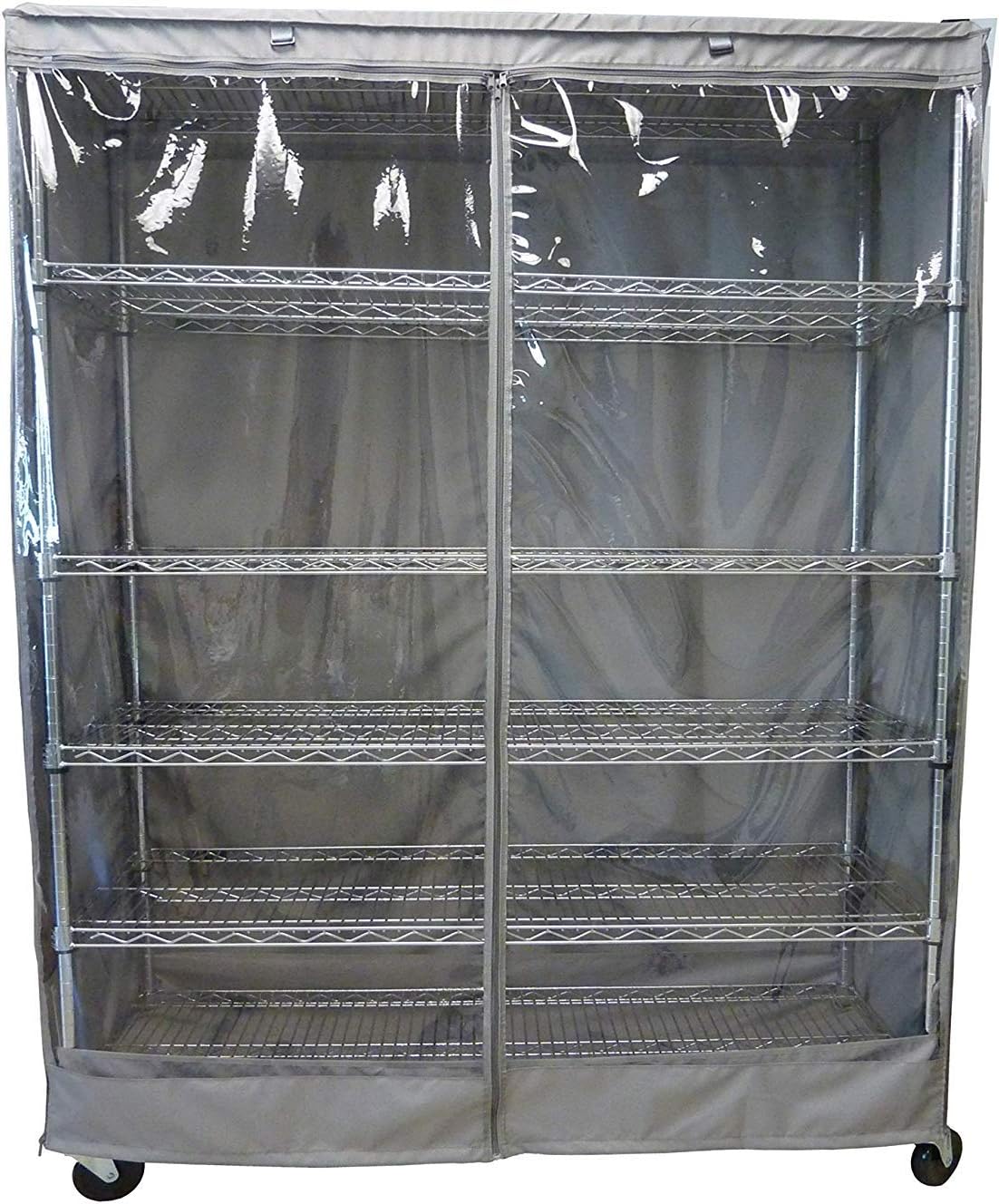 Amazon.com: Macoda Storage Shelf Cover, 5 Shelves, Polyvinyl Chloride ...