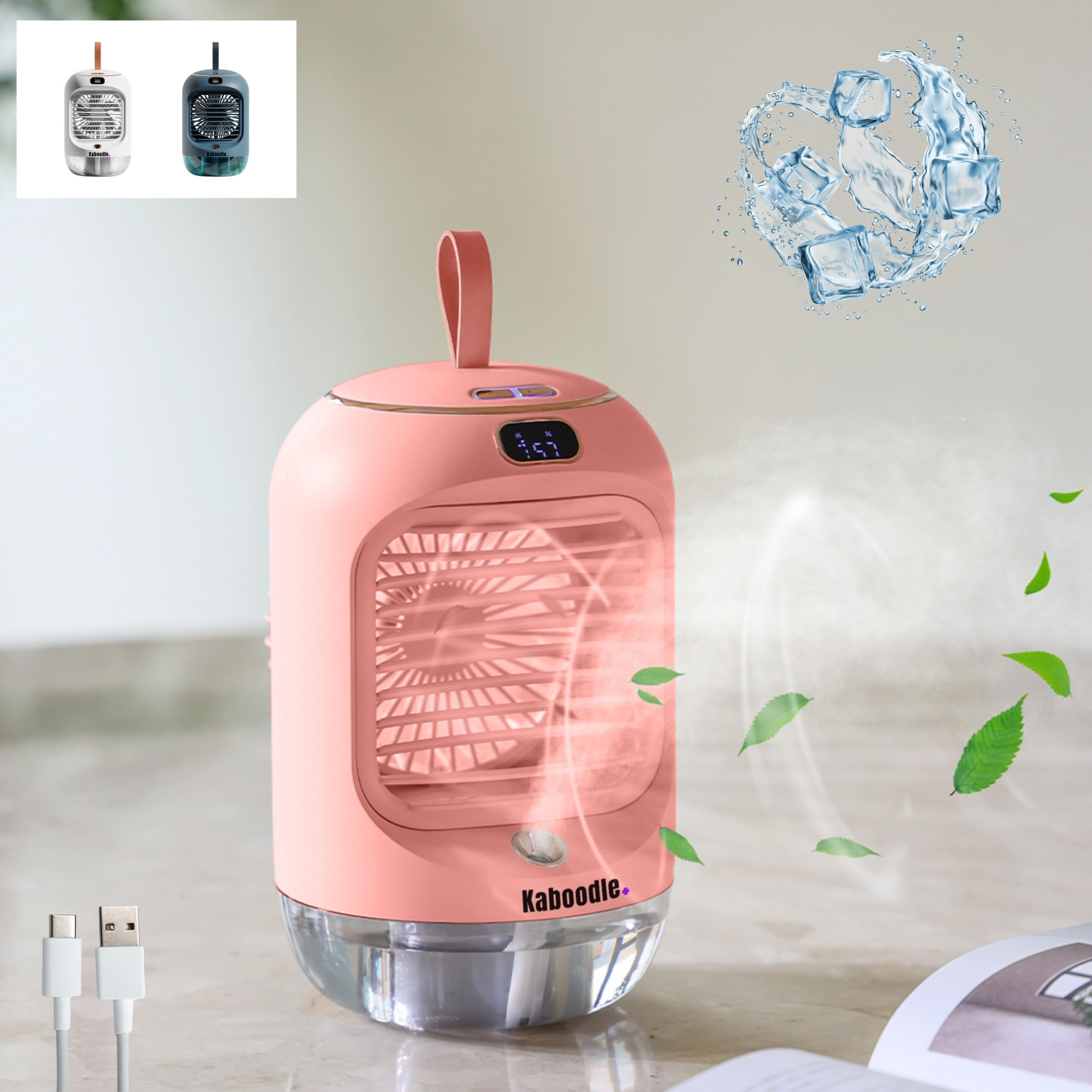 Amazon.com: Portable Evaporative Air Cooler Fan, Humidifier Aqua ...