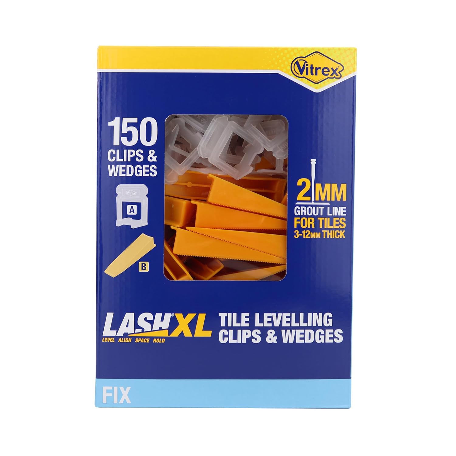 Amazon.com: Vitrex Tile Leveling Tools (Strip, 150 Count) - Latex ...