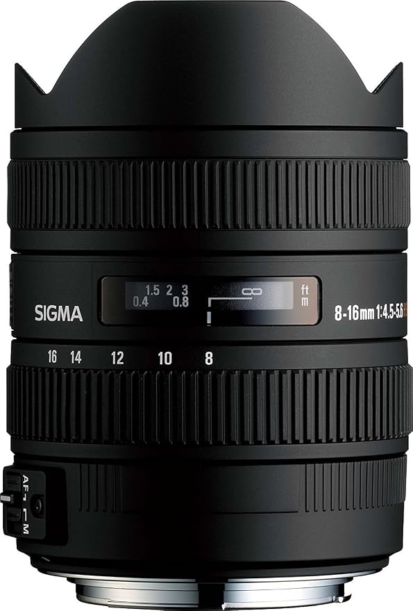 Amazon.com : Sigma 8-16mm f/4.5-5.6 DC HSM FLD AF Ultra Wide Zoom Lens ...