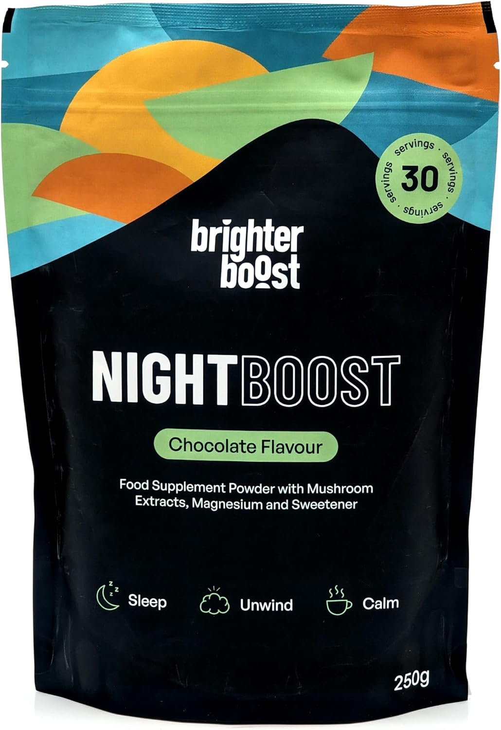 Night Boost Chocolate Flavour Mushroom Powder Drink : Amazon.co.uk ...