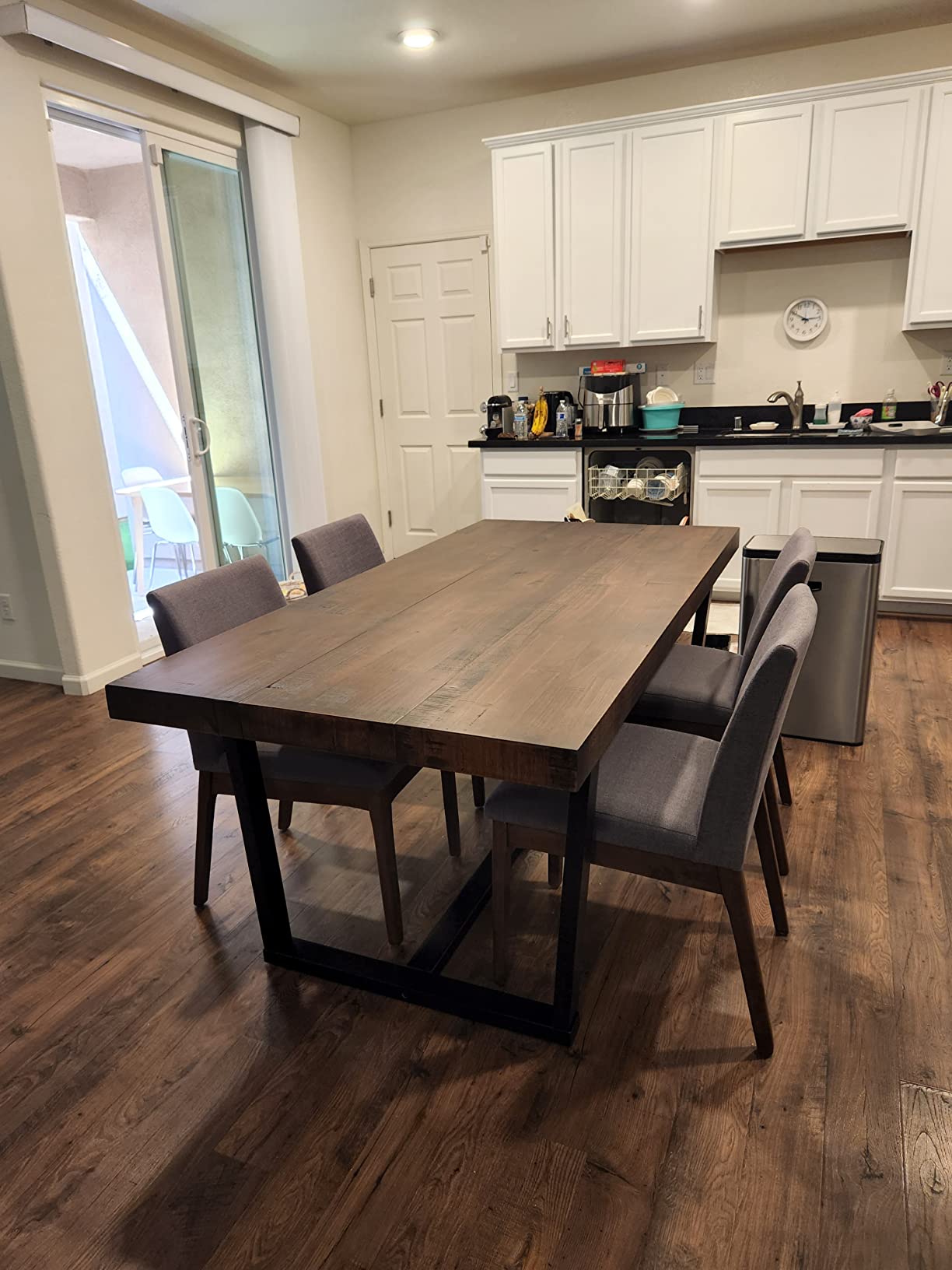 $31/mo - Finance Walker Edison Andre Modern Solid Wood Dining Table, 72 ...