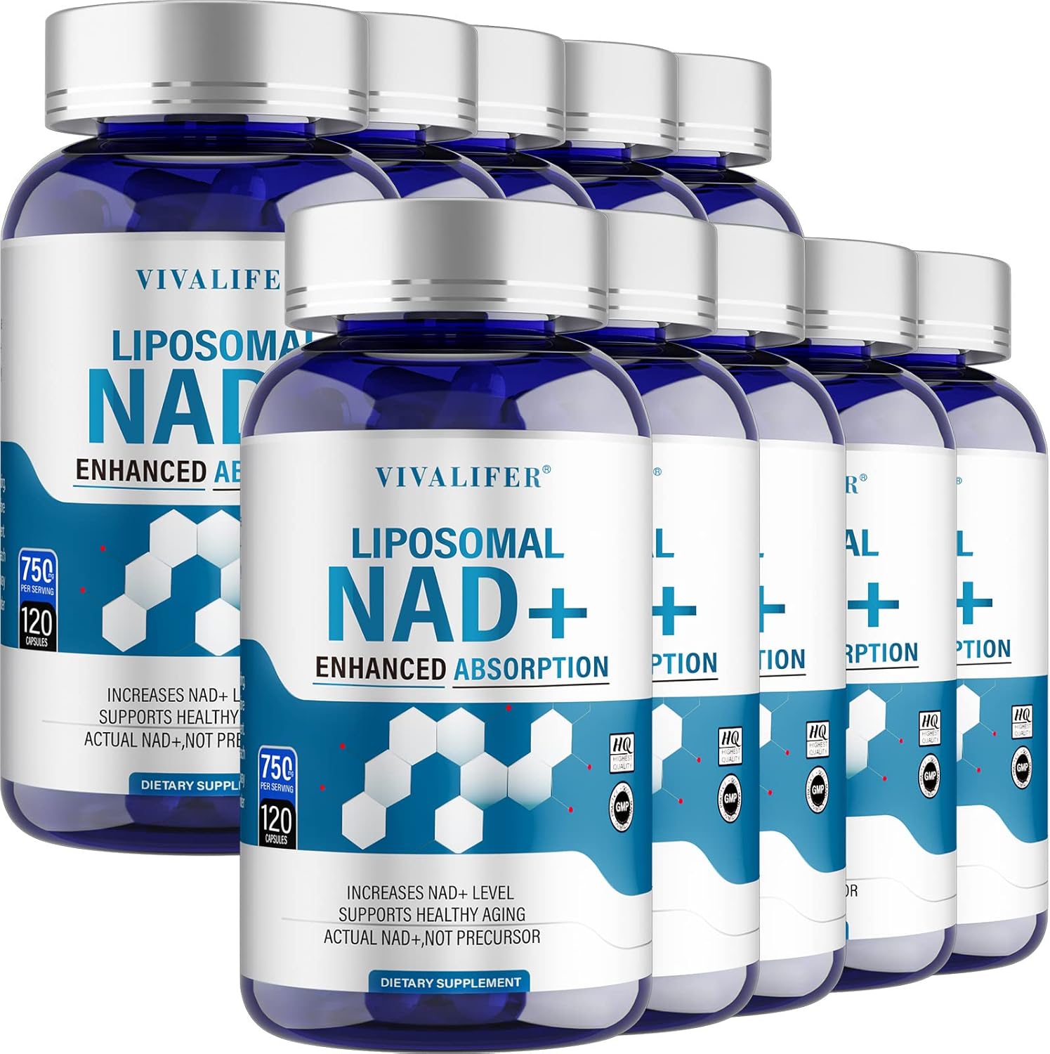 Amazon.com: Suplemento NAD de 1500 mg, 99% Ultra Purity NAD y ...