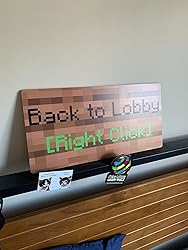 Amazon.com: Wood Pixel Sign 8x16 Inches – Custom Miner Sign Craft ...