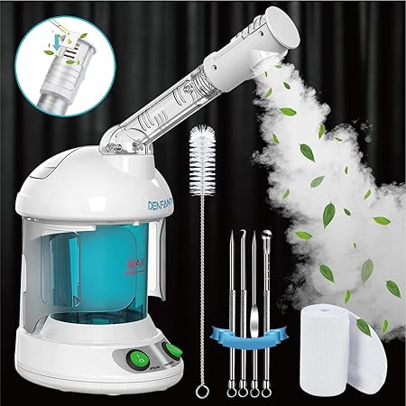 Amazon.com: NanoSteamer Large 3-in-1 Nano Ionic Facial Steamer with ...