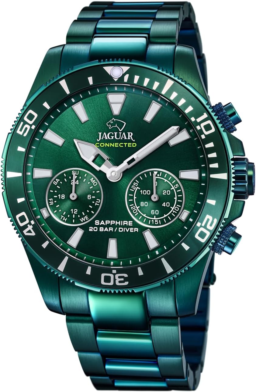 JAGUAR Watch Model J888/3 from The Connected Collection, 45.7 mm Black ...