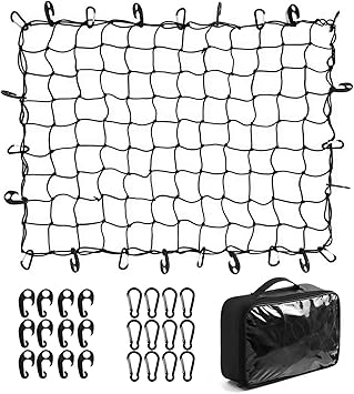 Amazon.com: Cargo Net for Pickup Truck Bed SUV, 3' x 4' Stretches to 6 ...