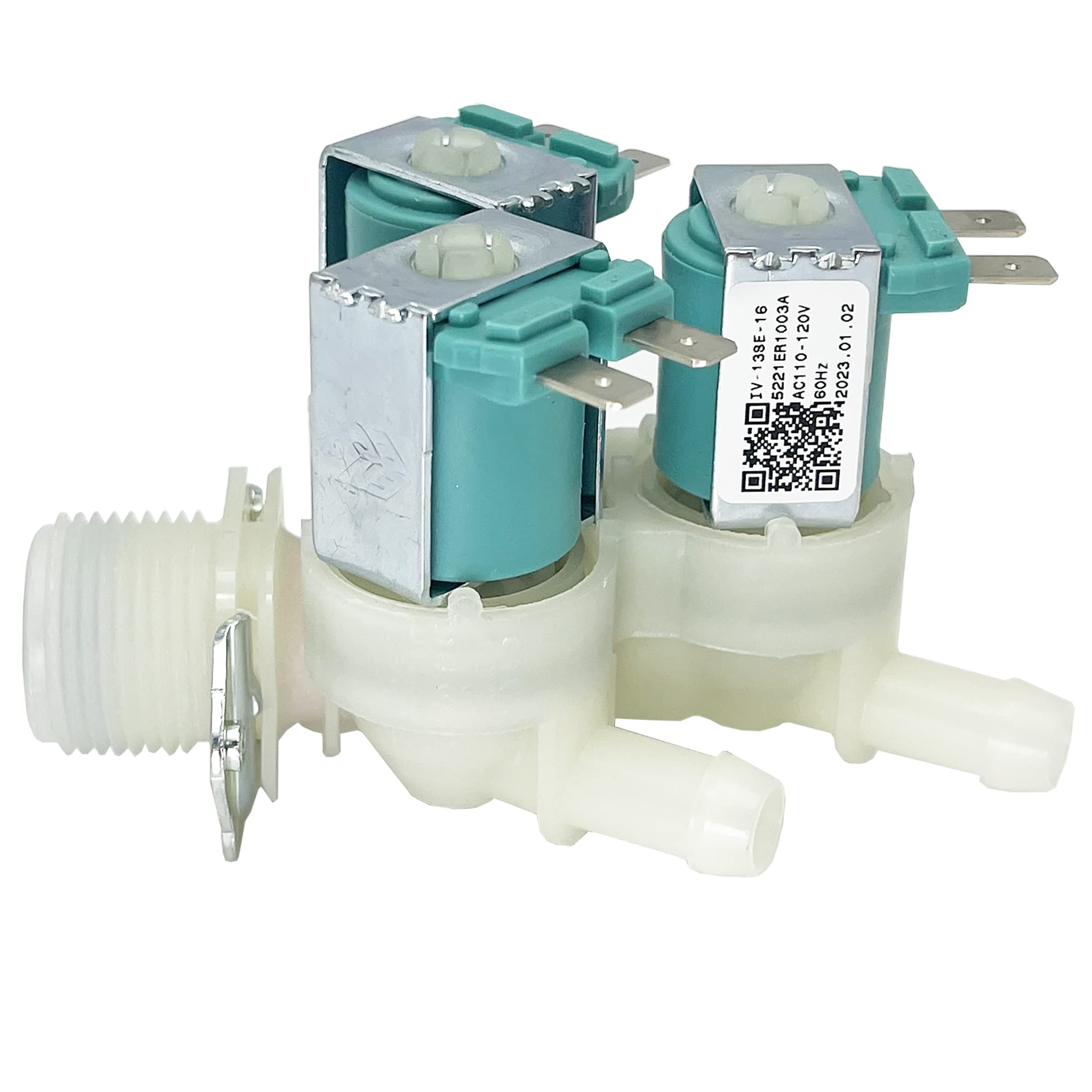 Snapklik.com : Washer Water Inlet Valve 5221ER1003A&5220FR2006H Set ...