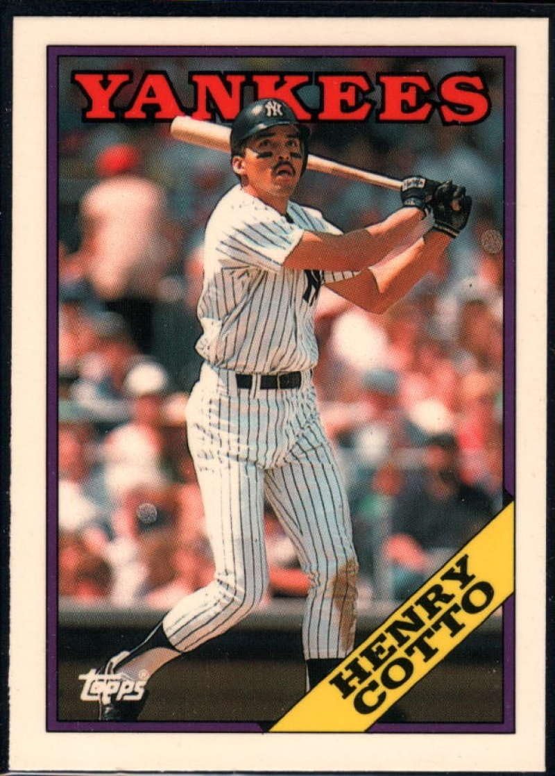 Amazon.com: 1988 Topps Tiffany Baseball #766 Henry Cotto New York ...