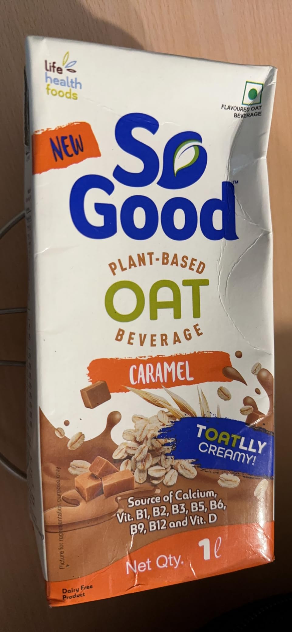 So Good Plant Based Oat Beverage Caramel Flavour 200 mL | Lactose Free ...