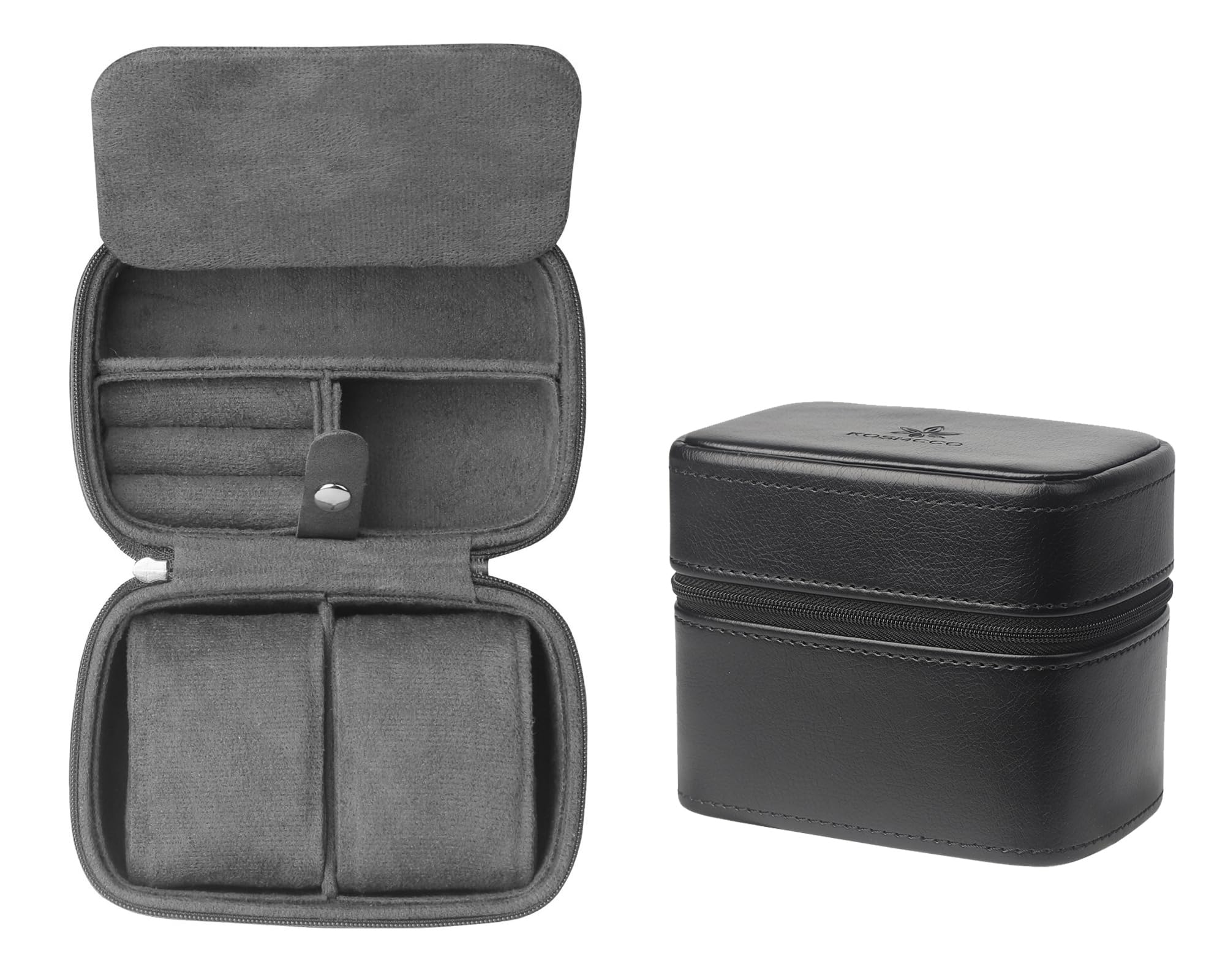 Snapklik.com : KOSMCCO Watch Travel Case - 2 Slot Watch Case
