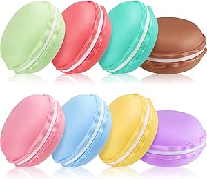 Amazon.com: 8 Pcs Giant Macaron Storage Case Large Macaron Jewelry ...