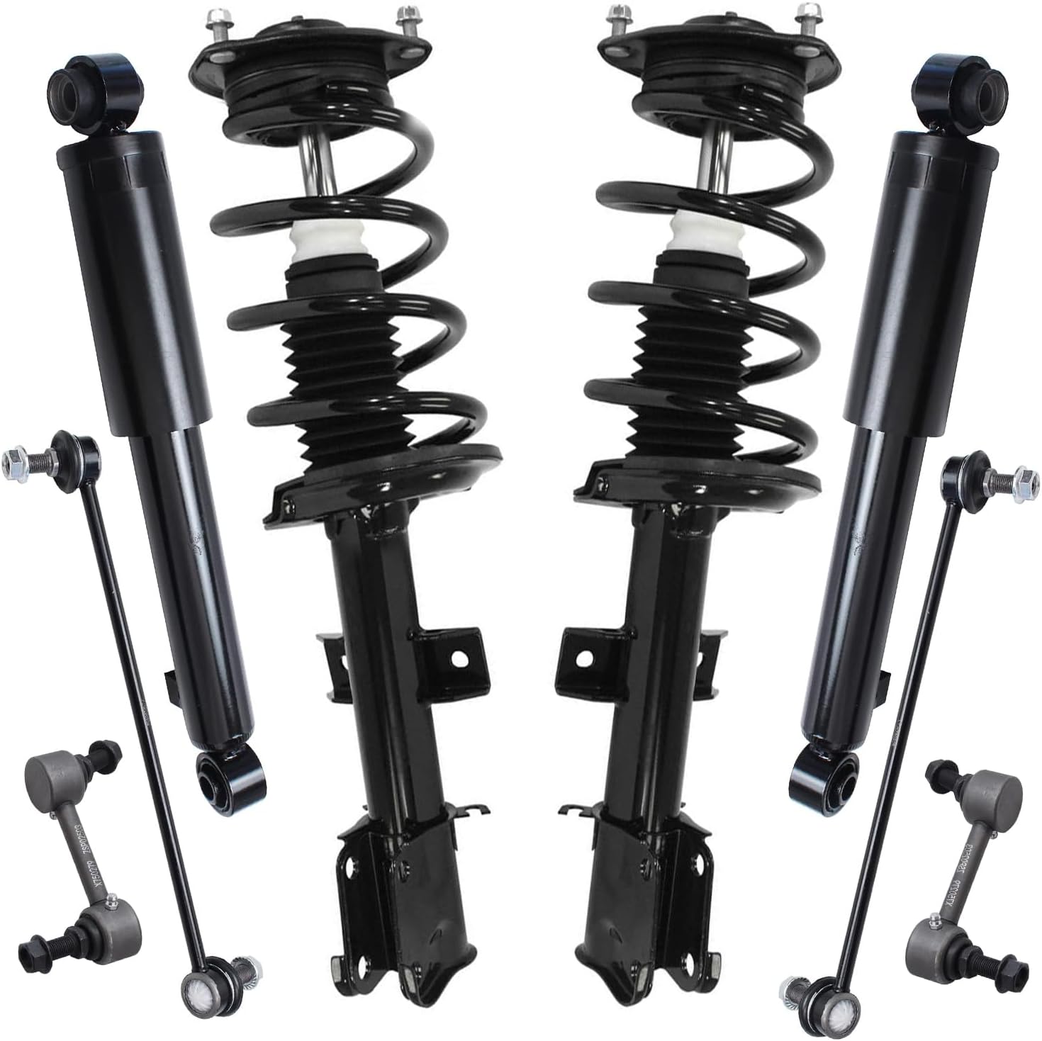 Amazon.com: Detroit Axle - 8pc Suspension Struts Kit for 2011 2012 2013 ...