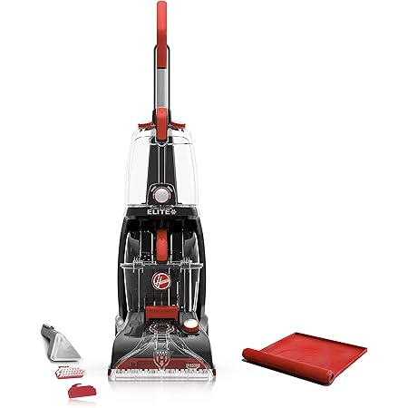 Amazon.com: Hoover, Red Power Scrub Deluxe Carpet Cleaner Machine ...