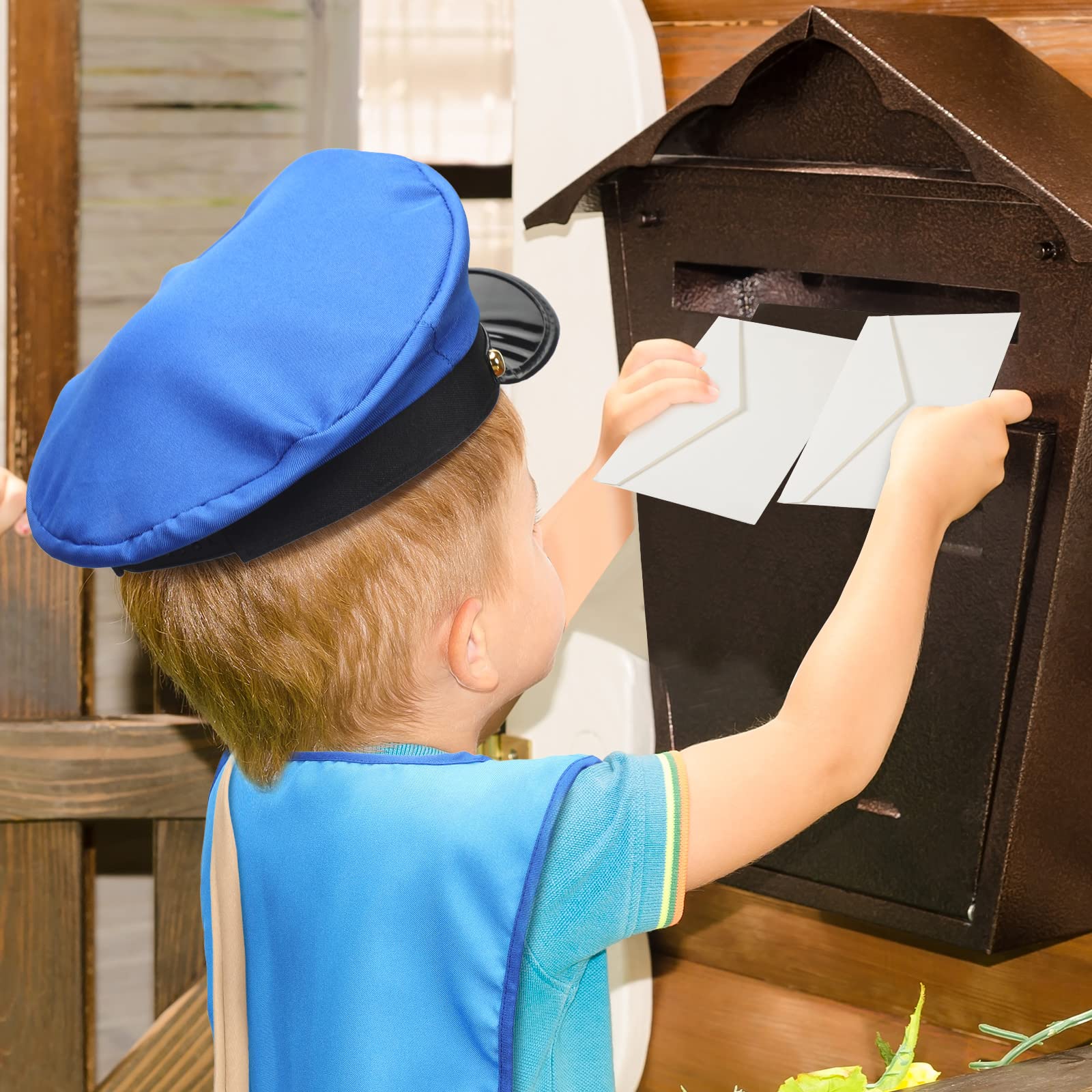 Snapklik.com : Jiuguva Halloween Mailman Costume Set Postal Costume For ...