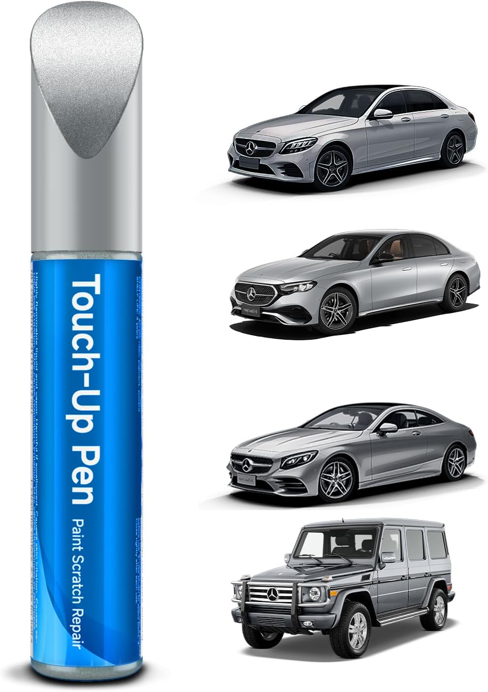 Amazon.com: TESLAUNCH 744/9744 Brilliant Silver Metallic Touch Up Paint ...