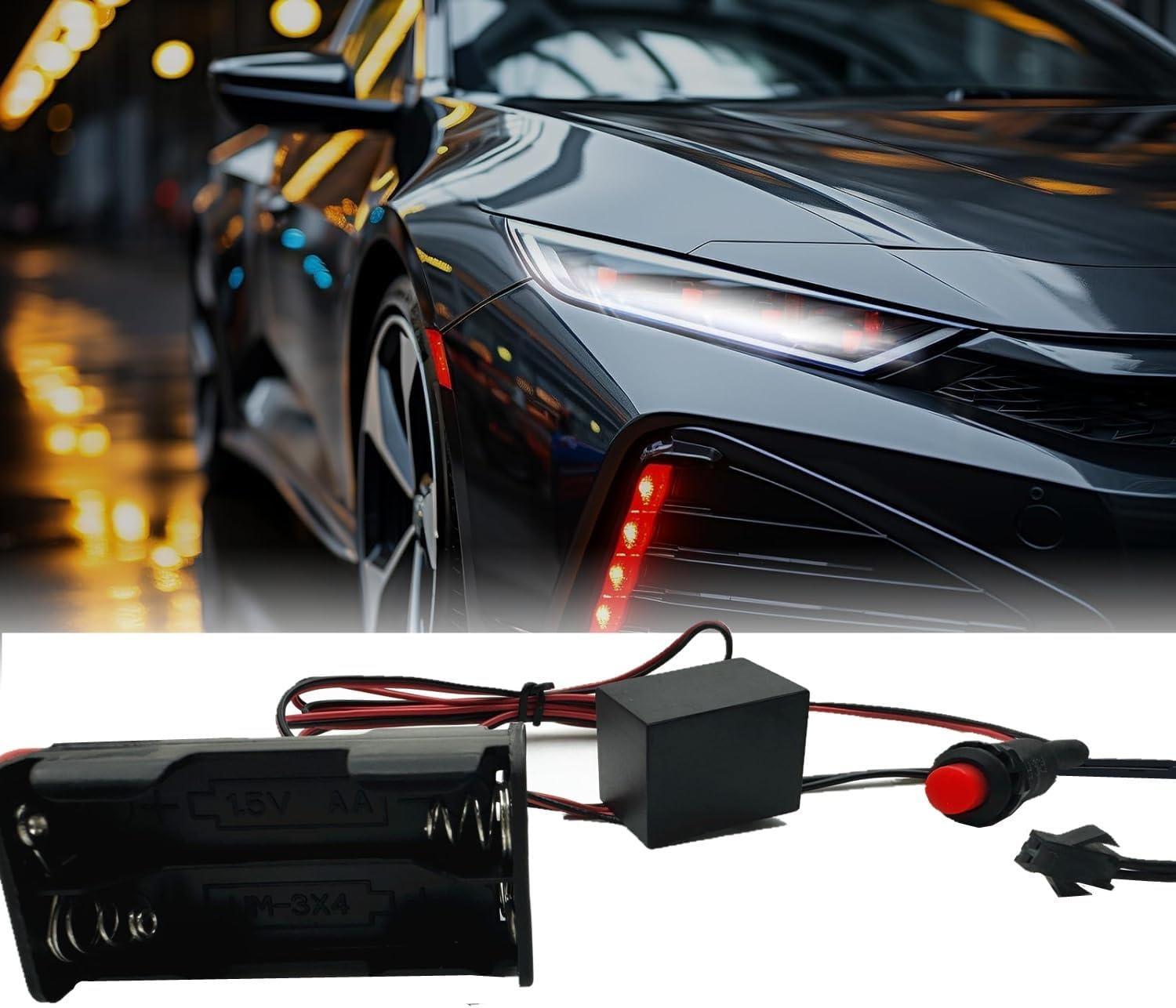 Amazon.com: DC 12V EL Wire Controller with 4 Slot Battery Box ...