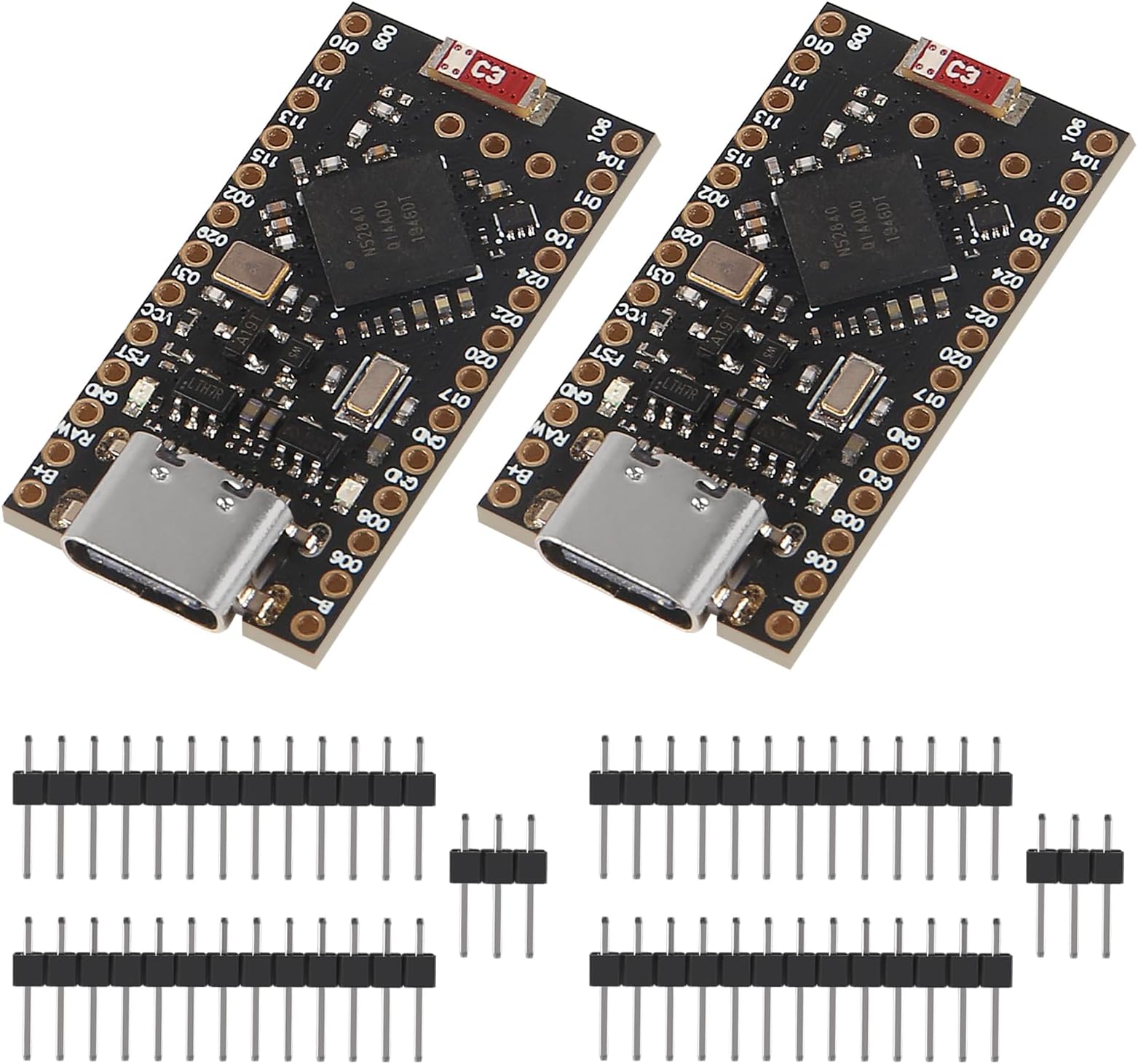 Amazon.com: AITRIP 2PCS Pro Micro NRF52840 Development Board Wireless ...