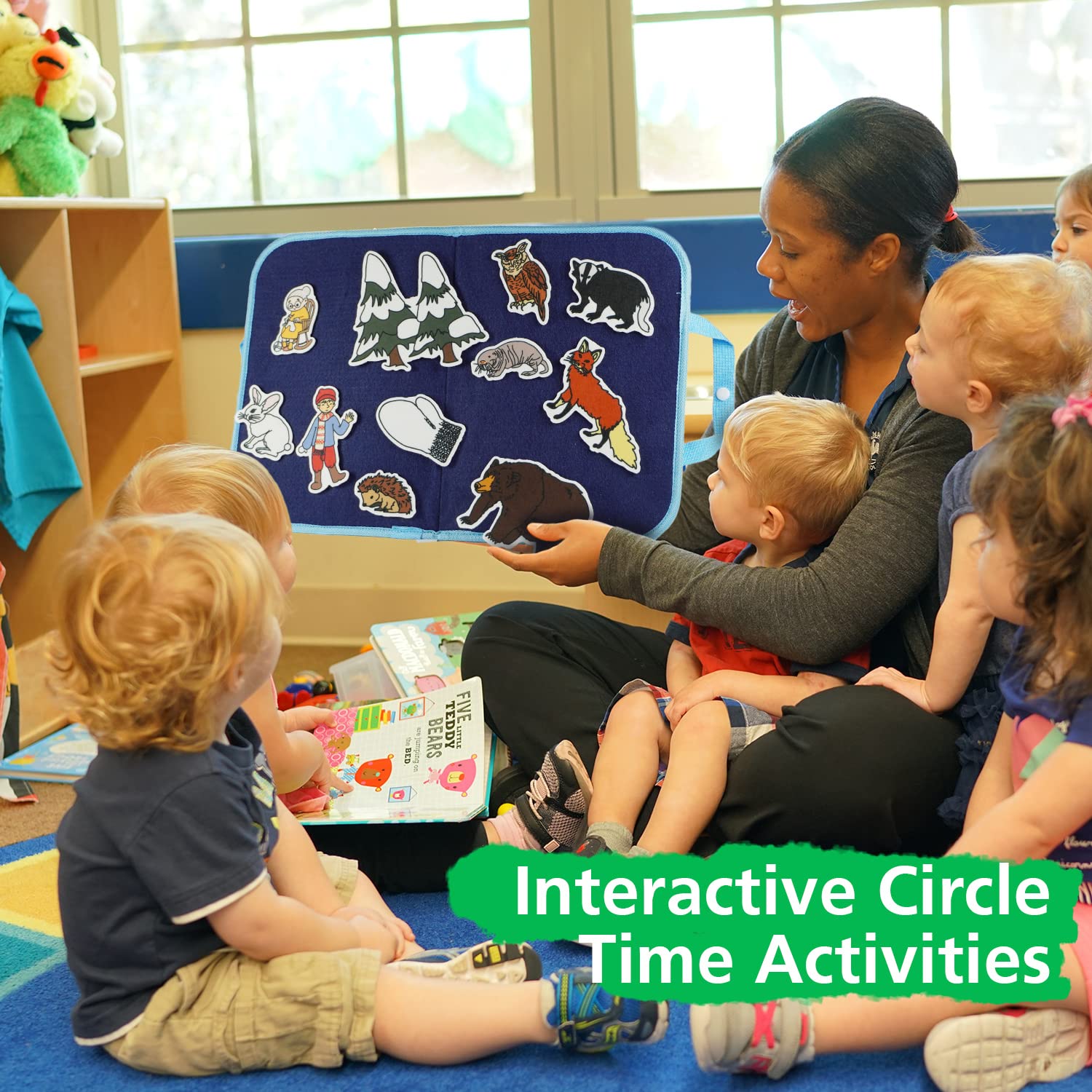 Snapklik.com : 4 Pack Felt Board Story Set,The Mitten,The Little Red ...