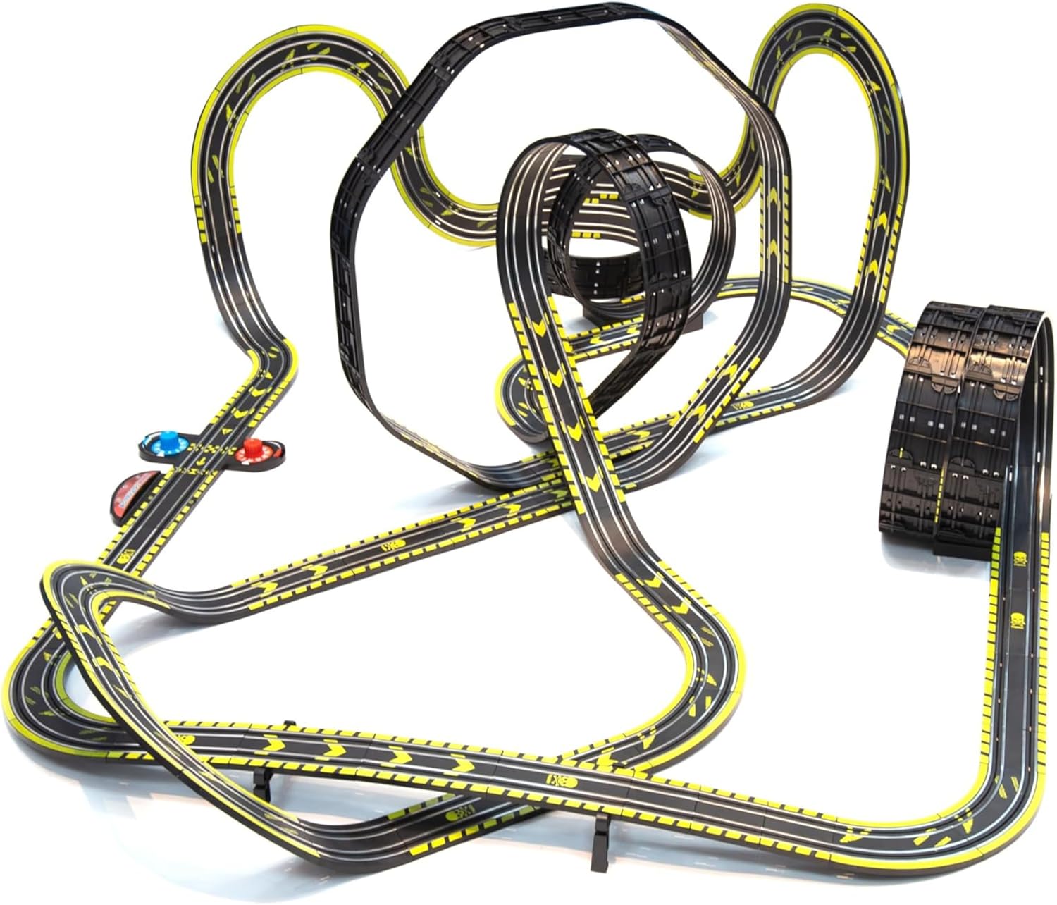 Micro Scalextric - Mega Mania Race Set - Mains Powered Race Sets, Slot ...