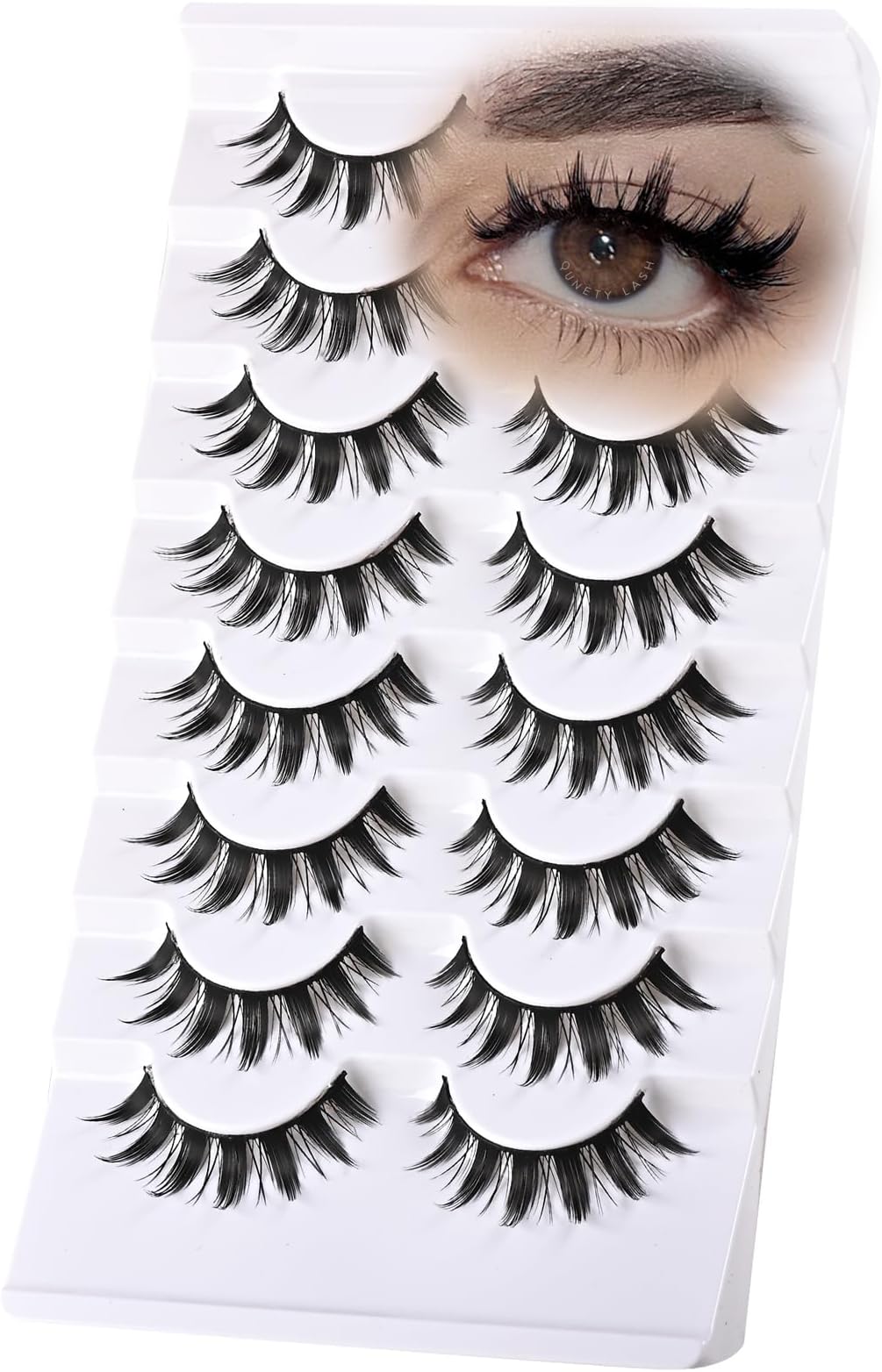 Amazon.com: 3D False Eyelashes, 3D Faux Mink Fake Eyelashes Handmade ...