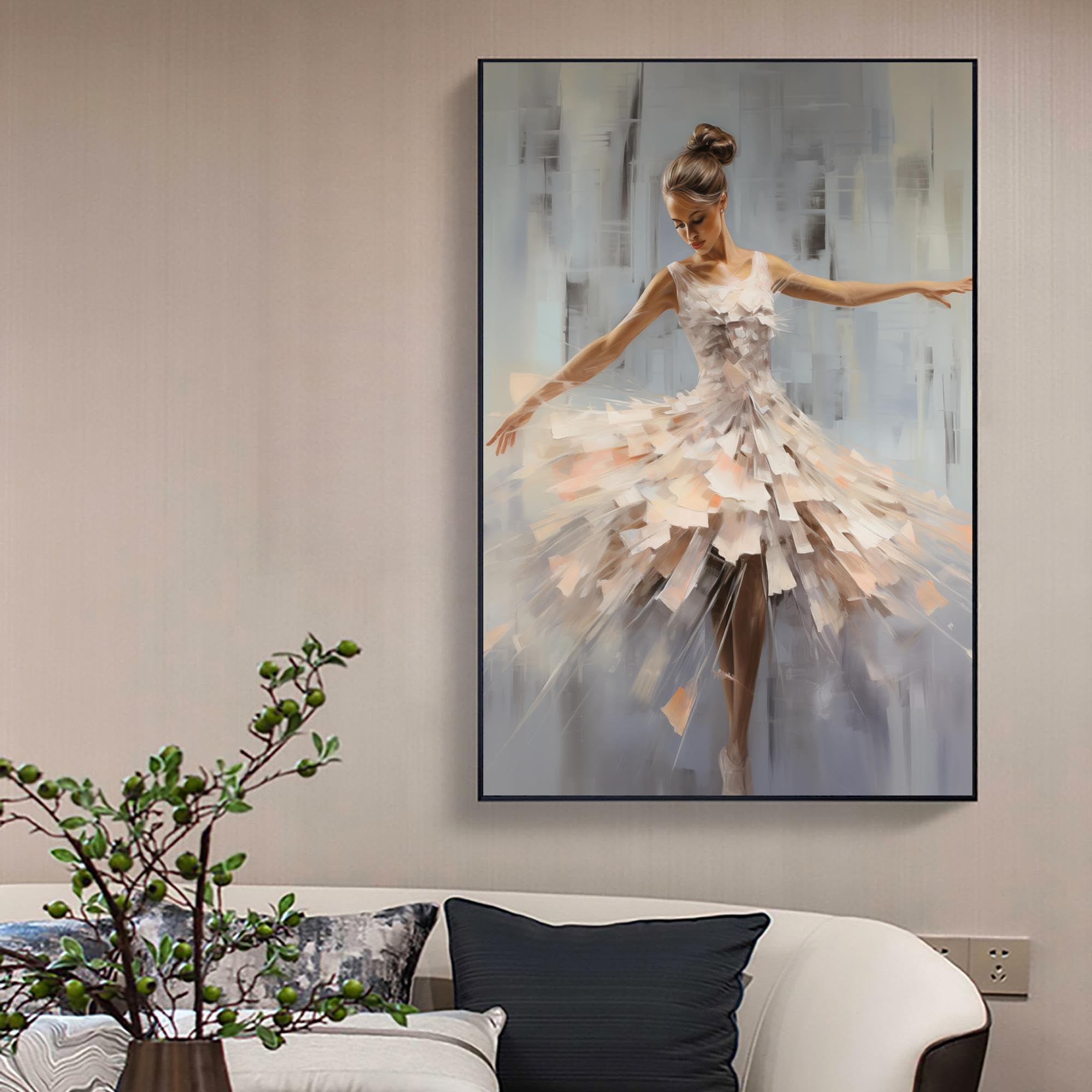 Abstract Paintings Of Ballet Dancers