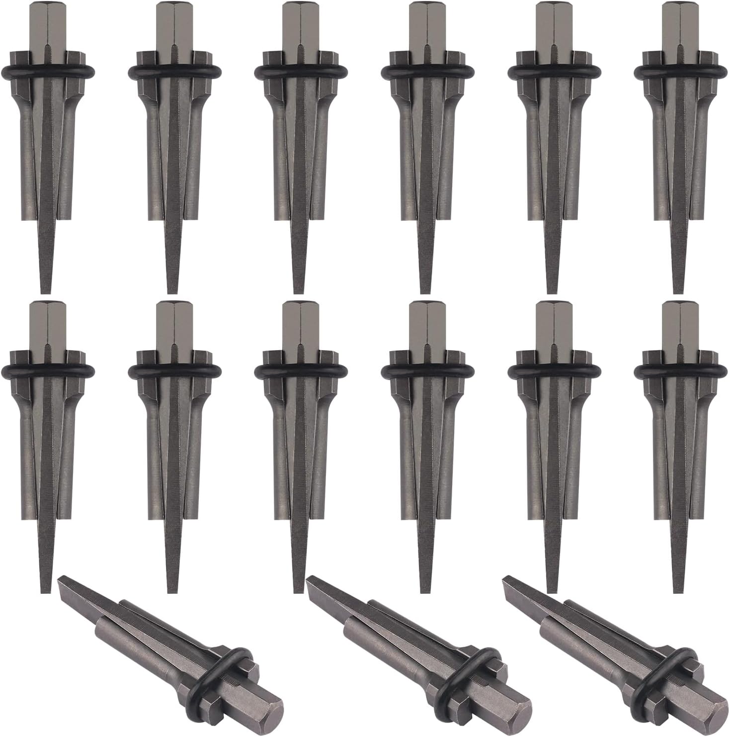 Amazon.com: 15 Packs 5/8 inch Stone Splitter, Wedge and Feather Shims ...