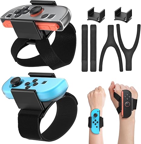 6-in-1 Wrist Band for Nintendo Switch Just Dance & Sports Games ...