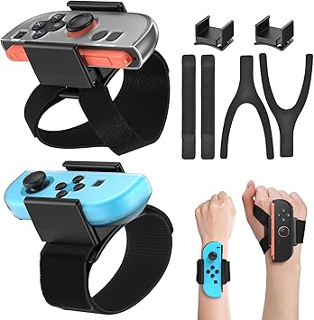 6-in-1 Wrist Band for Nintendo Switch Just Dance & Sports Games ...