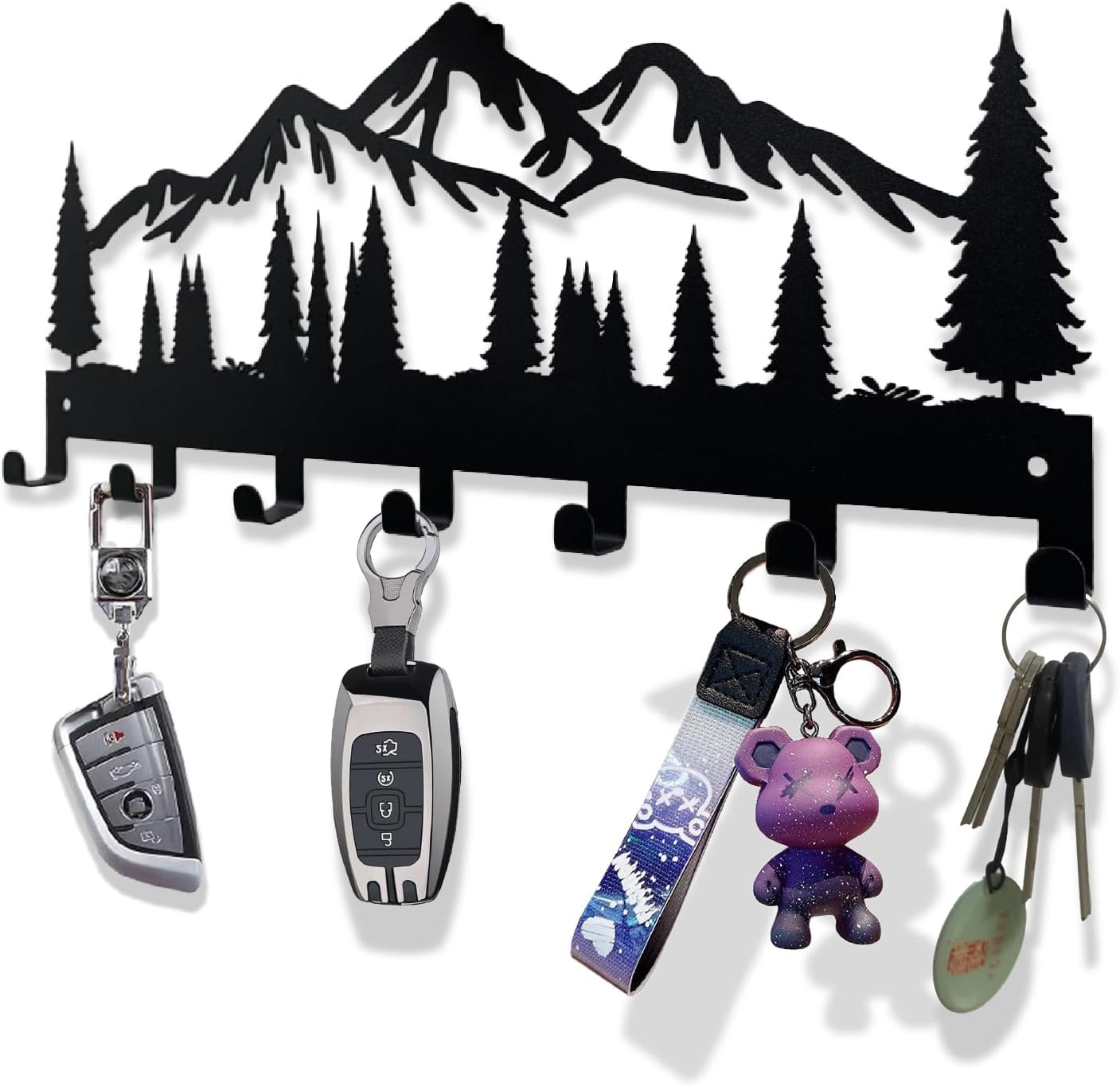 Amazon.com: efcustomgifts Personalized Metal Key Holder with Family ...