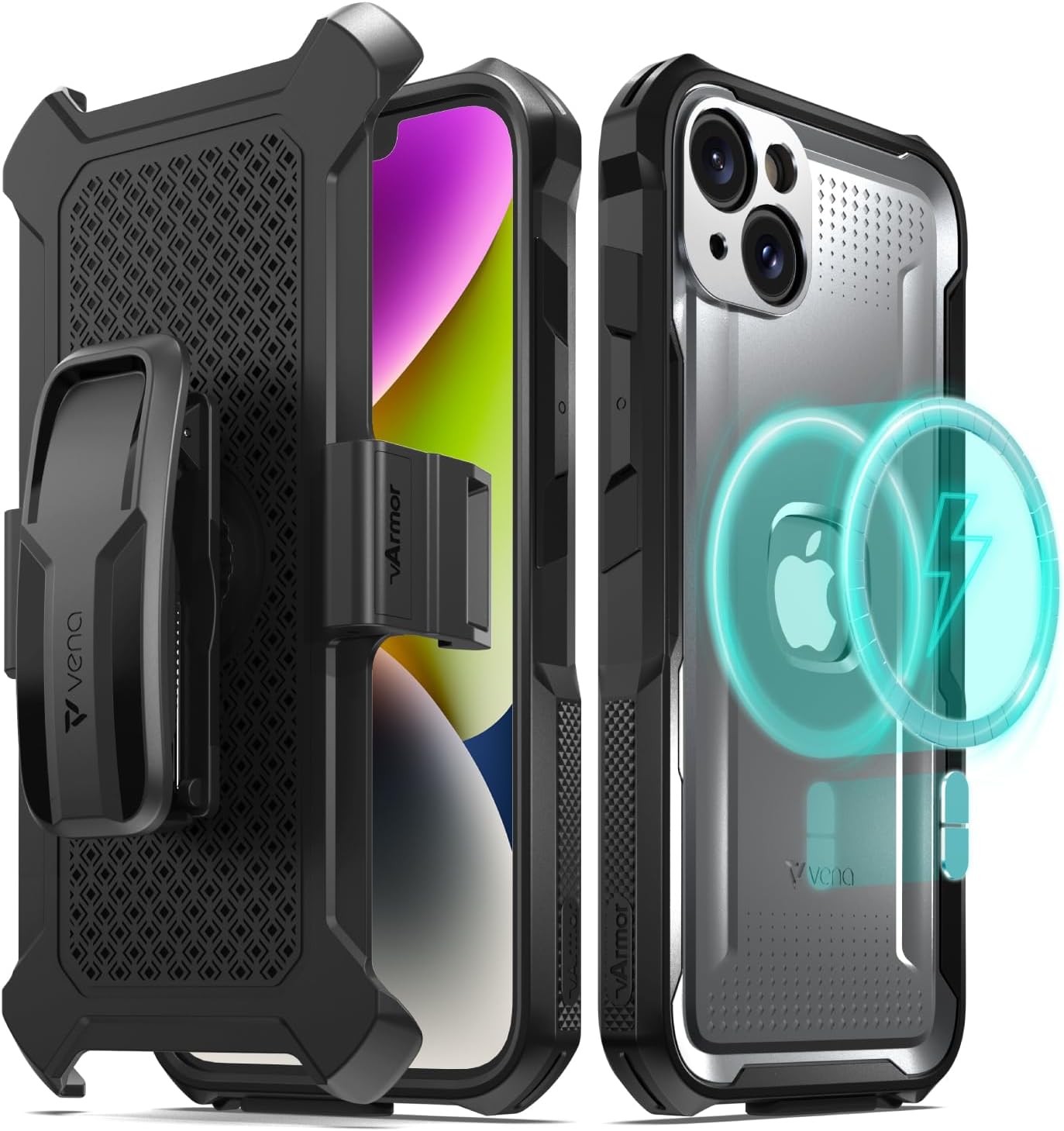 VENA vArmor - Funda resistente compatible con Apple iPhone 14 Pro (6.1 ...