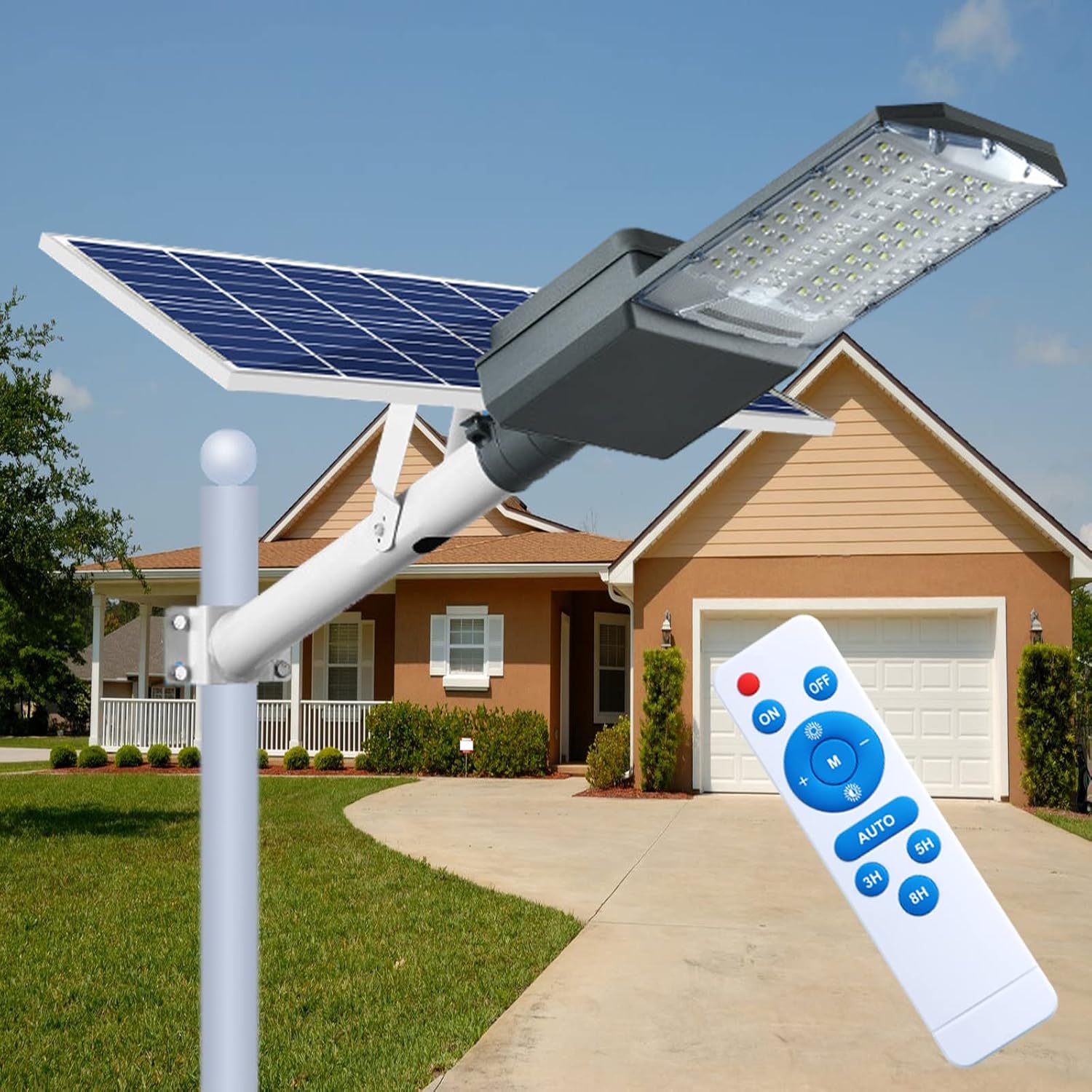 AXLTFDH Solar Street Light 3500W Solar Lights Outdoor Waterproof ...