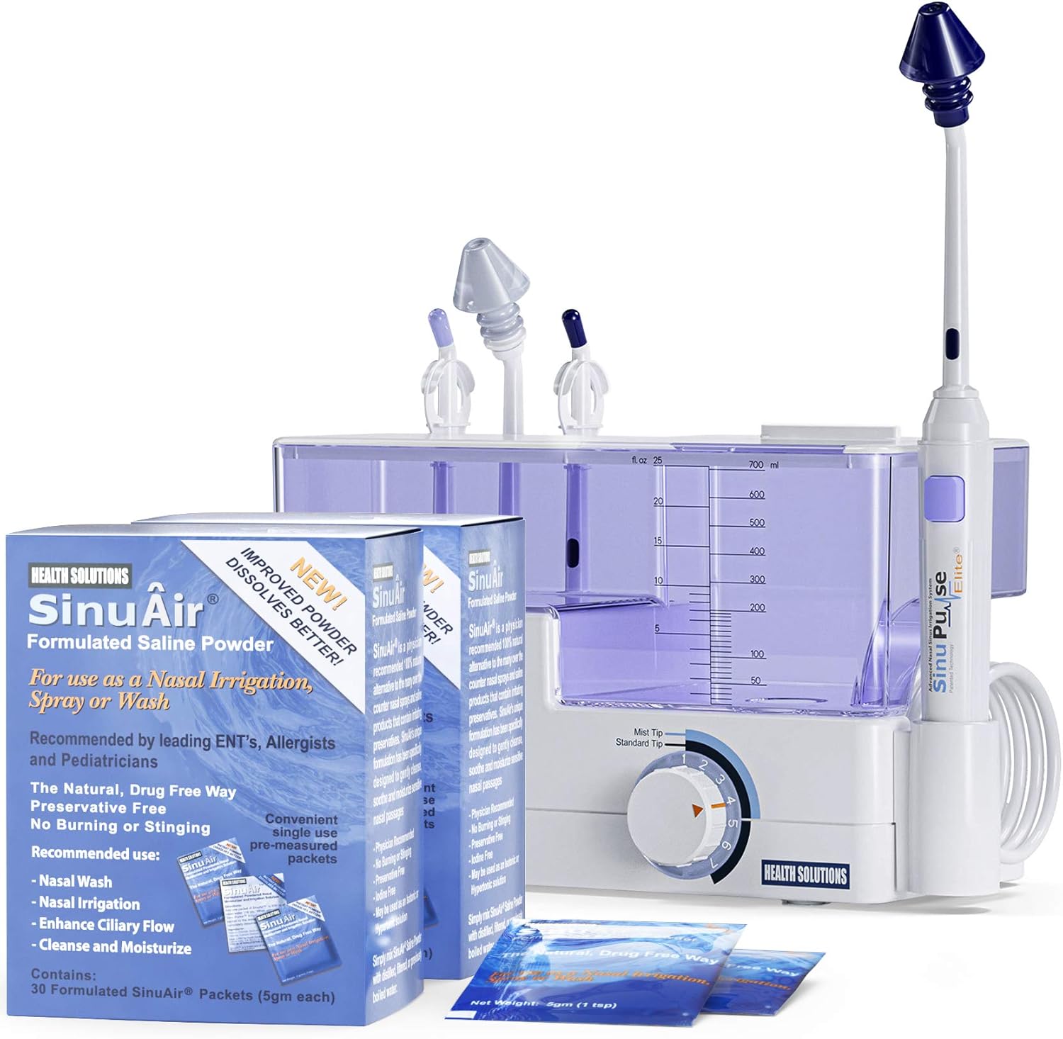 Amazon.com: SinuPulse Elite Advanced Nasal Irrigation System ...