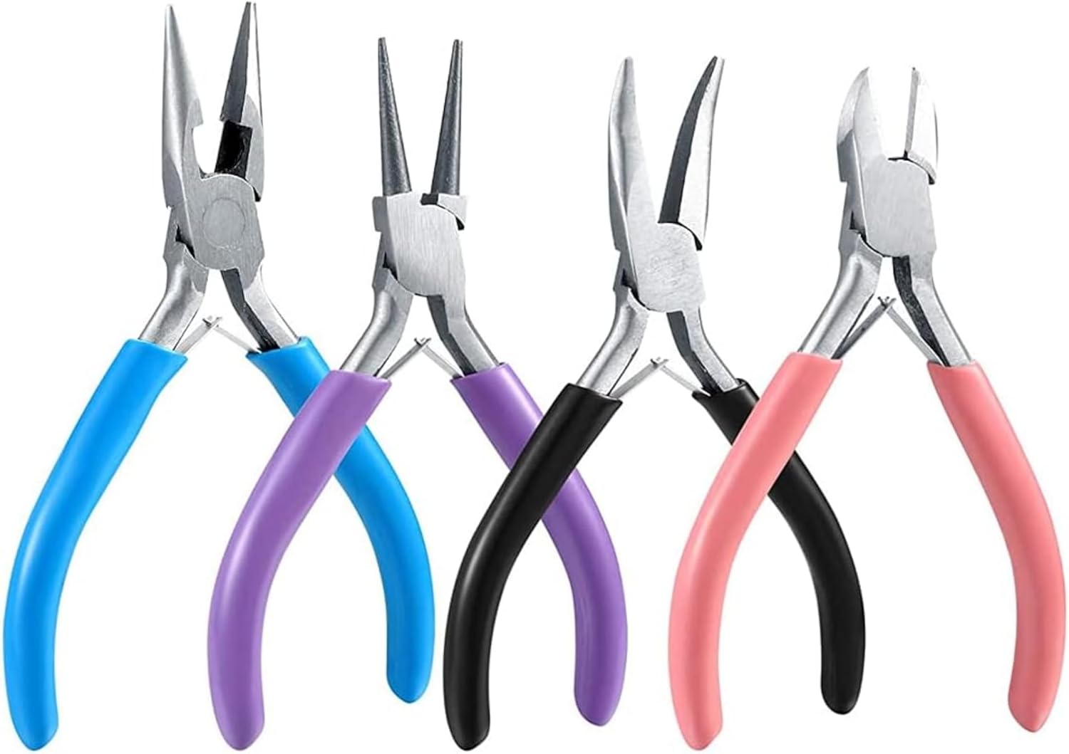 SNOKAY Jewelry Pliers Set - 4Pcs Craft Tools Kit for Jewelry Making ...