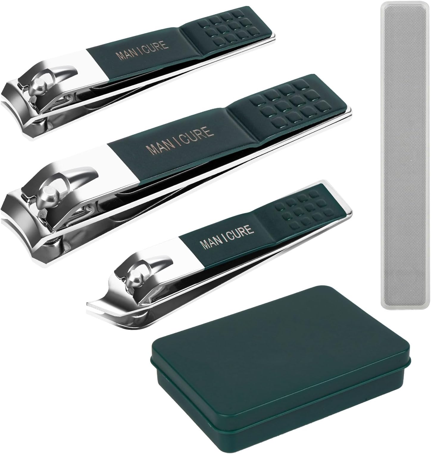 Amazon.com : Nail Clippers for Men and Women: 4-Piece Set of Premium ...
