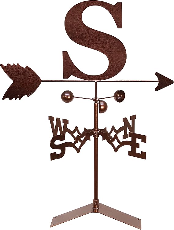 Amazon.com : SWEN Products Monogram Letter Weathervane (Roof Mount ...