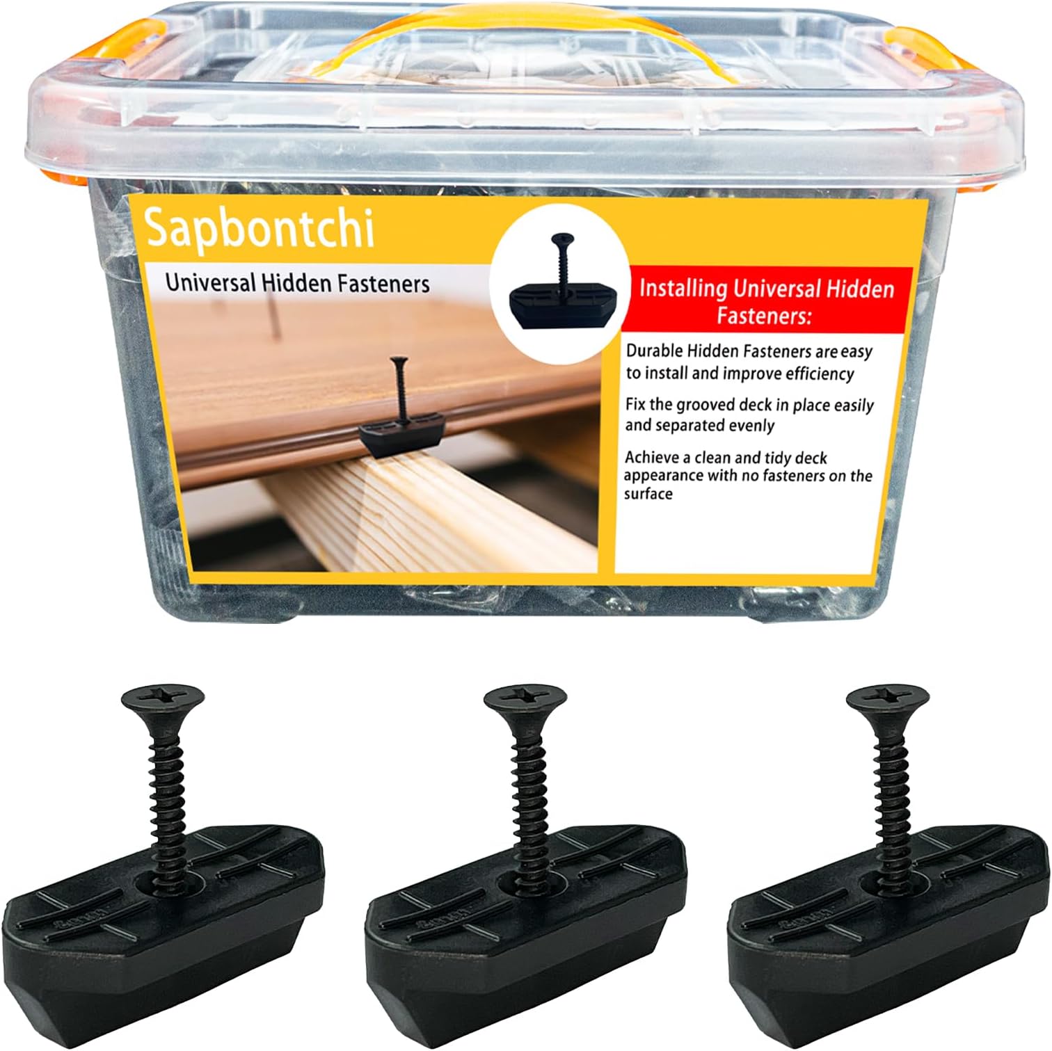 Plastic Deck Clips Pack of 30 | Universal Plastic Decking Fasteners ...