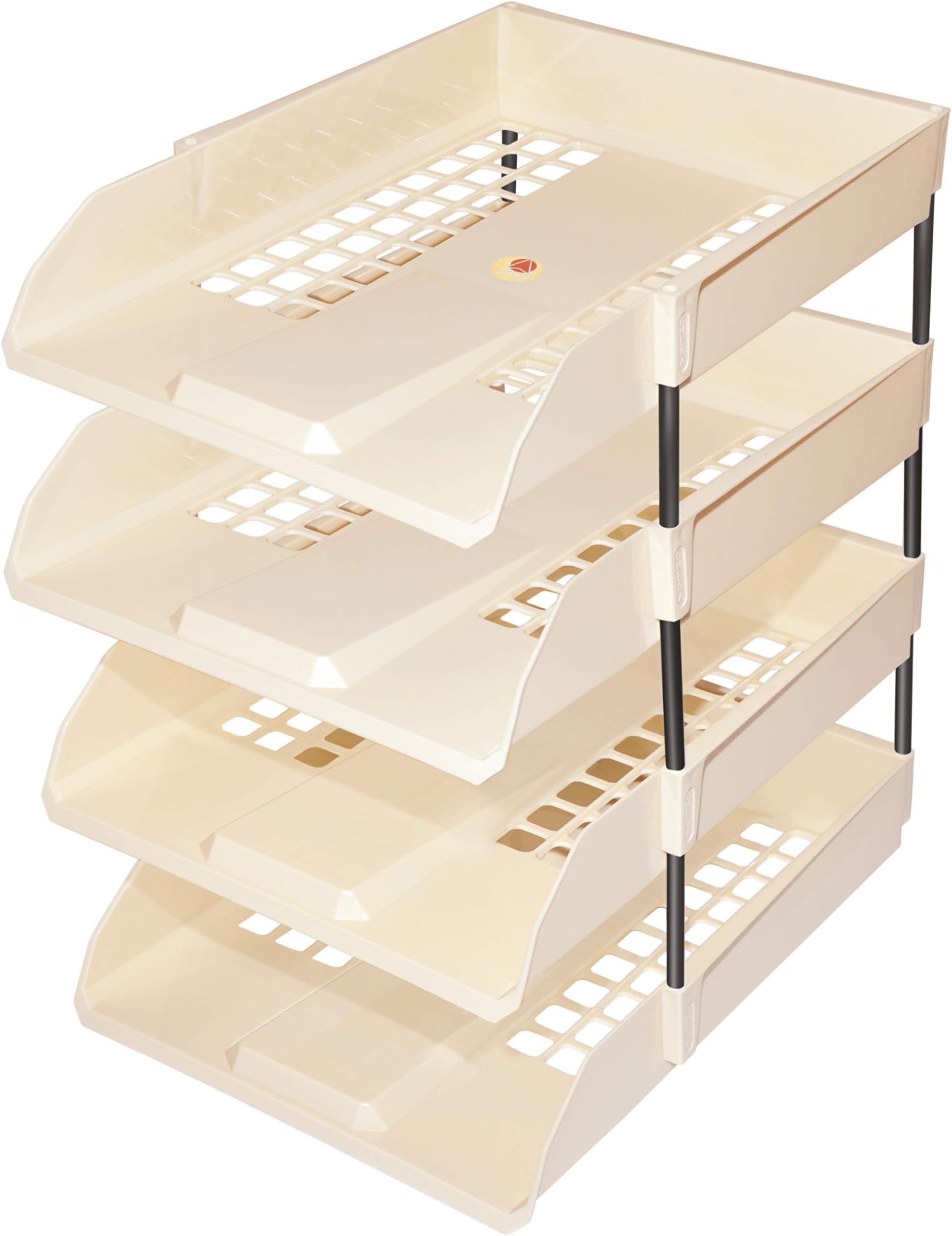 OMEGA Brand 1745PP EXCEL Office Tray (Set of 4 Tray) Biege Use for ...