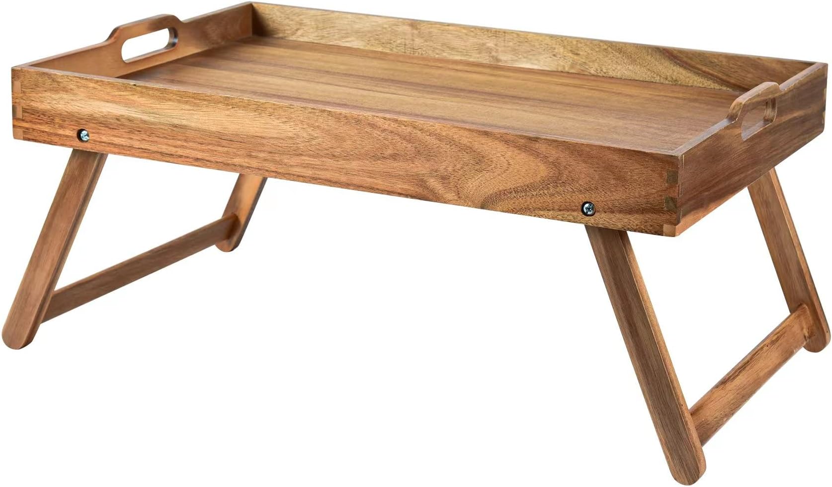 Amazon.com - Kitchen Quiped Breakfast in Bed Tray Table - Portable ...