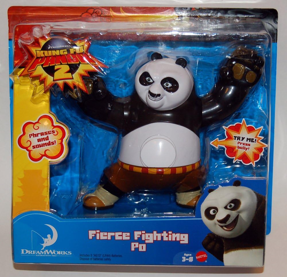 Amazon.com: Fisher-Price Kung Fu Panda 2 Fierce Fighting Po Figure ...