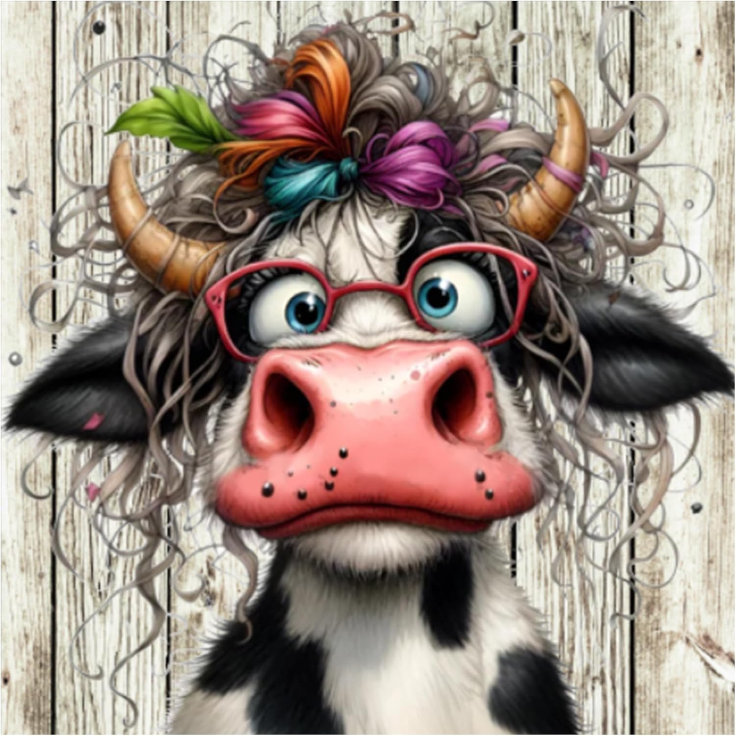 Amazon.com: Highland Cow Diamond Art Kits for Adults, Cow Diamond ...