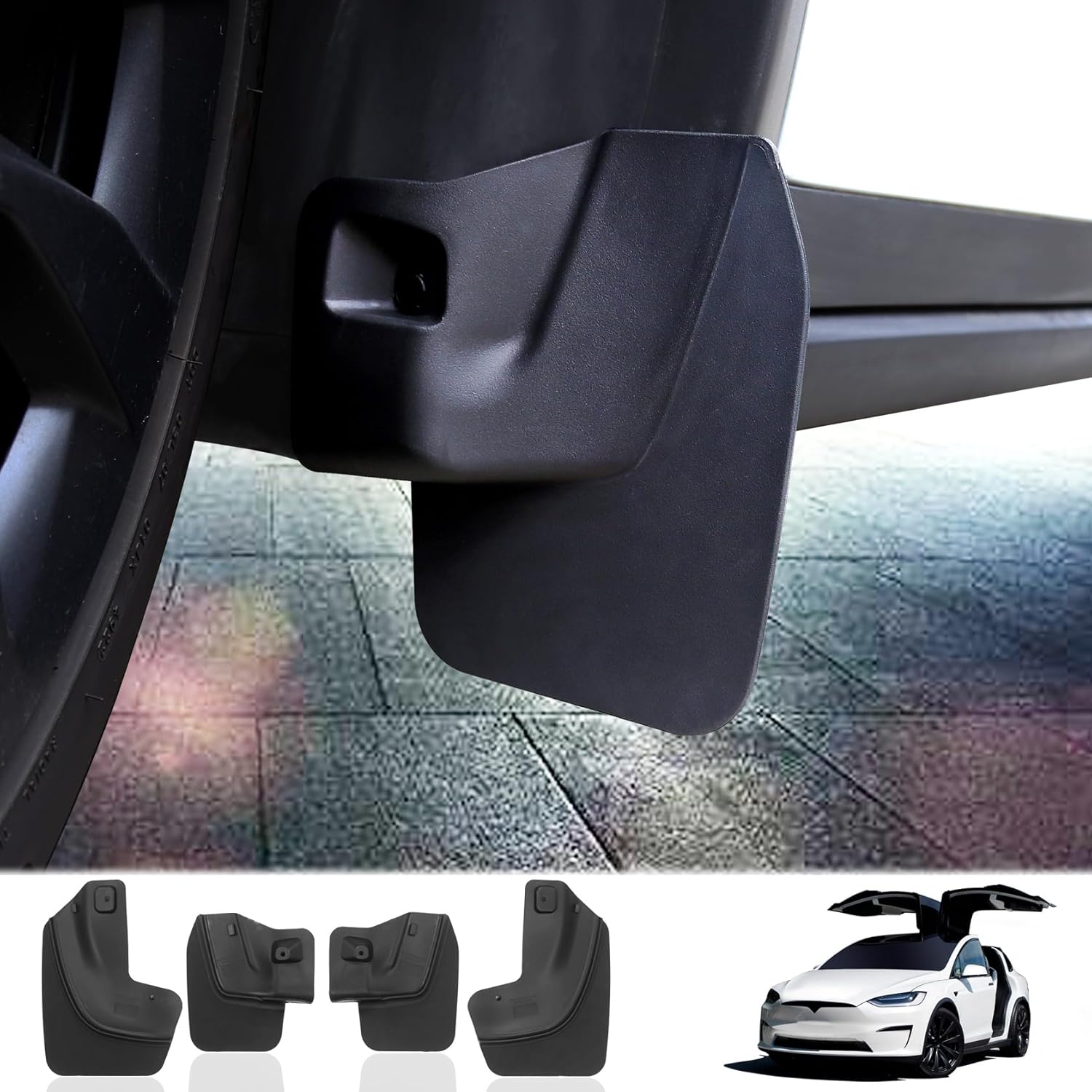 Amazon.com: BEEGROW Mud Flaps for 2024 2023 2022 Tesla Model X/Model X ...