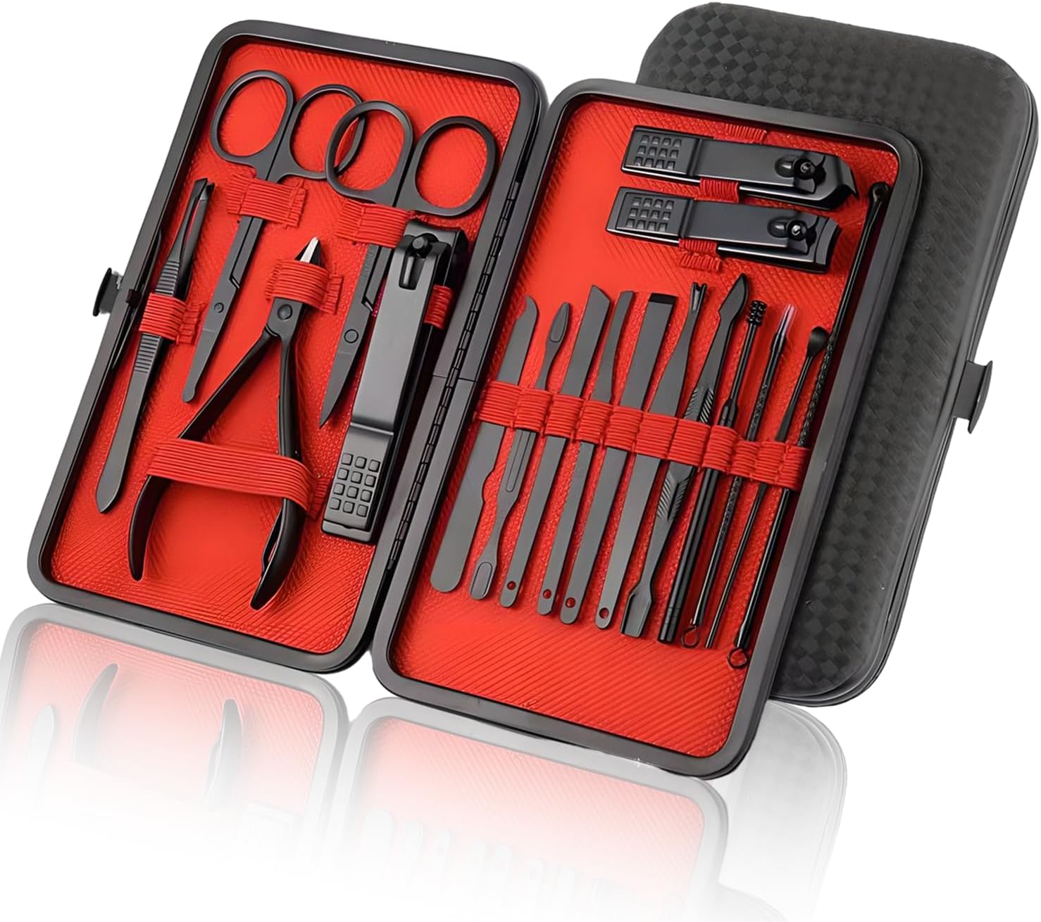 18 Pieces Set Professional Nail Clippers Set Foot Care Tools, Nail ...