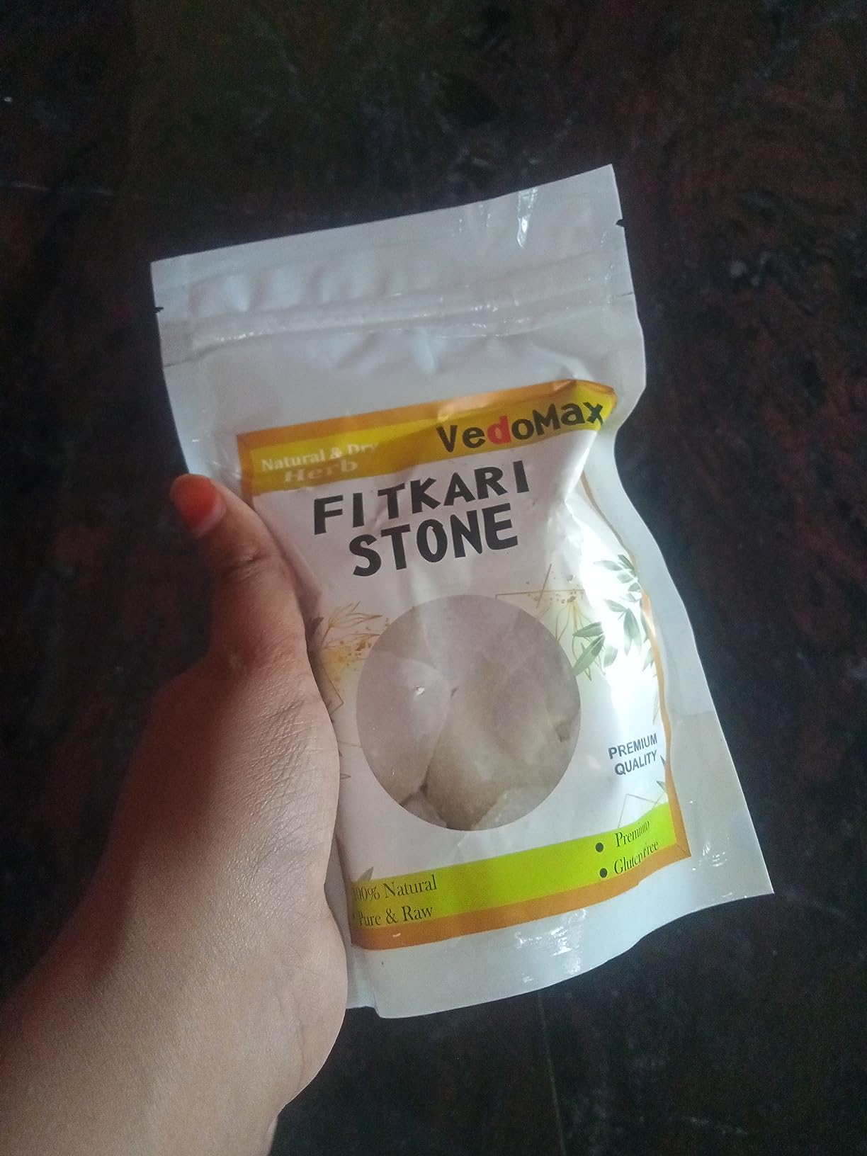 Hunky Dory Phitkari Shaving Alum Block Stone Fitkari Powder Per Block ...