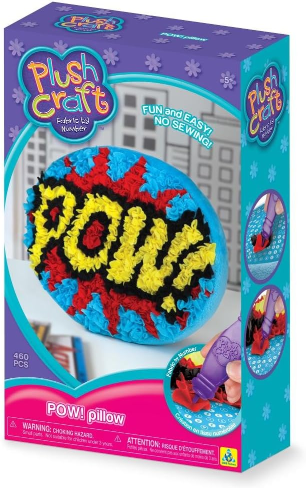 Amazon.com: The Orb Factory Plushcraft Pow Pillow Plush : Toys & Games