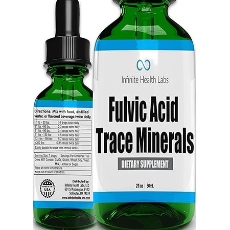Amazon.com: Fulvic Acid Trace Minerals Supplement - Humic Acid ...
