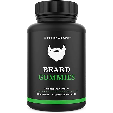 Amazon.com: Beard Growth Vitamins Supplement for Men - Grow Thicker ...