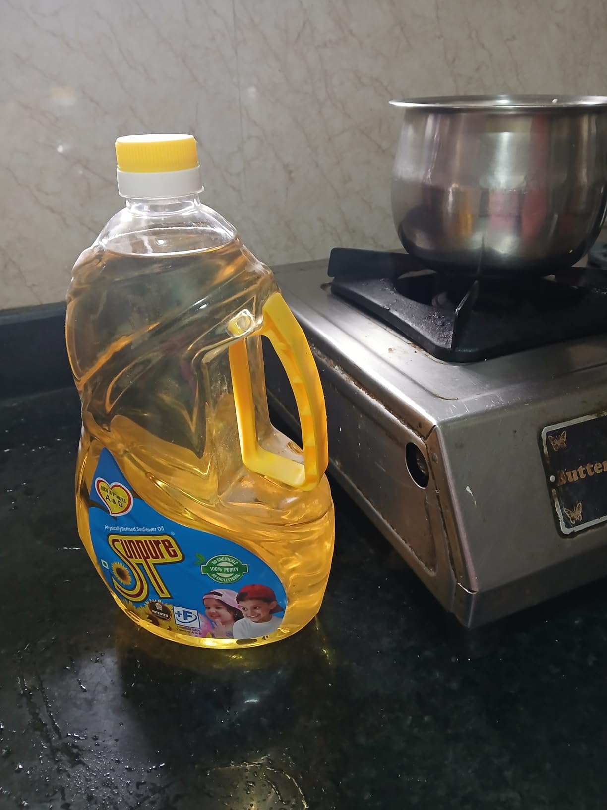 Sunpure Physically Refined Sunflower Oil 5 Litre | Healthiest Cooking ...