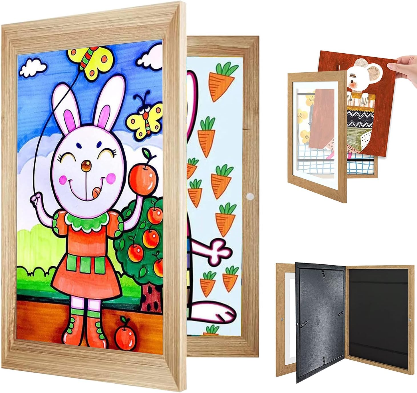 Children's Art Picture Frame, Fillable Picture Frame, Art Frame Front ...